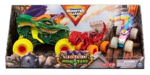 Medieval Monsters Playset & exclusive Die-cast – Official Monster Jam ...